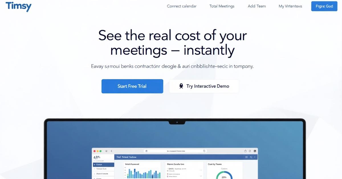 Timsy - Track & Optimize Meeting Expenses